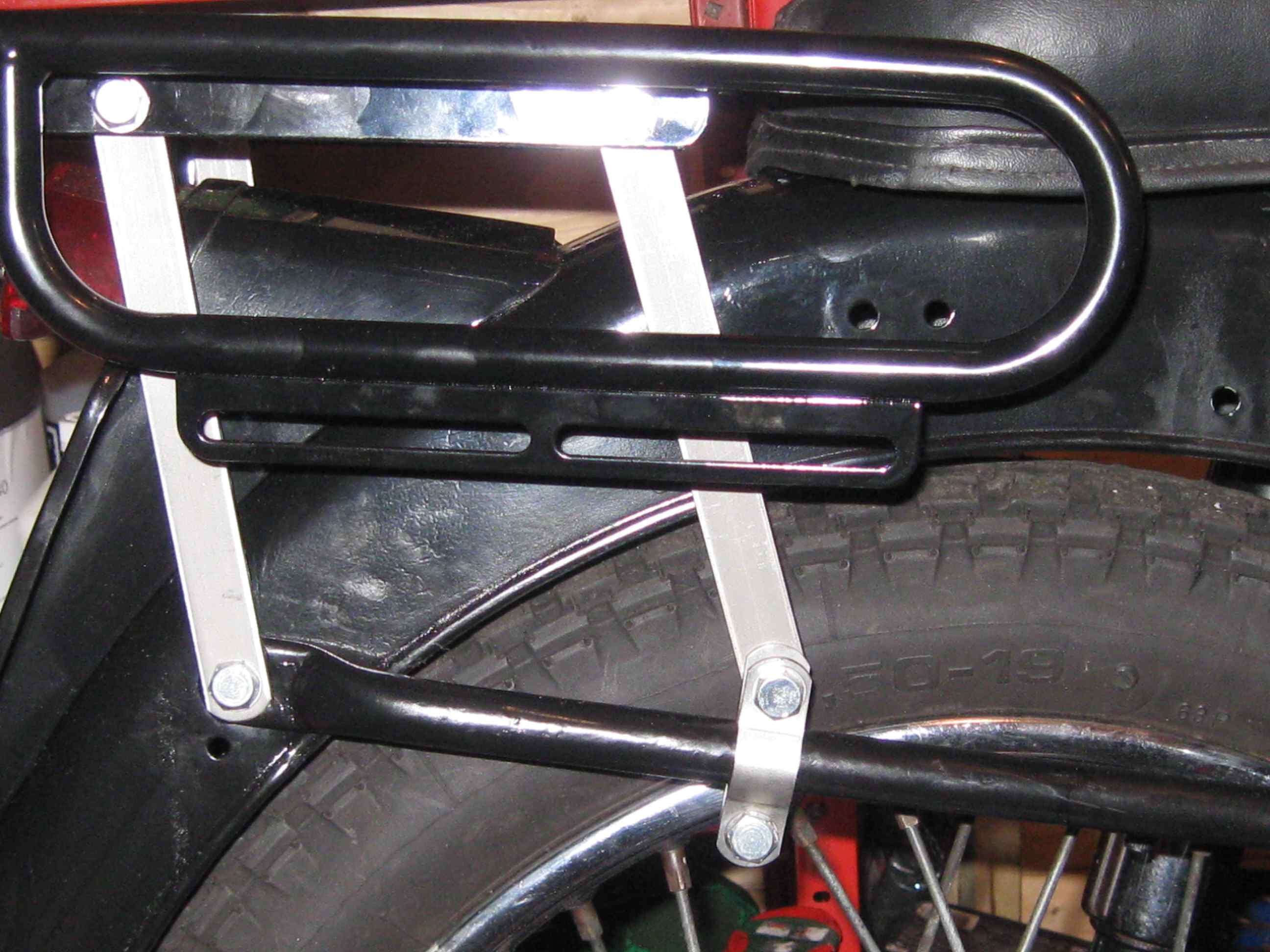 BSA, A/B Group, 1956-62, pannier fitting kit